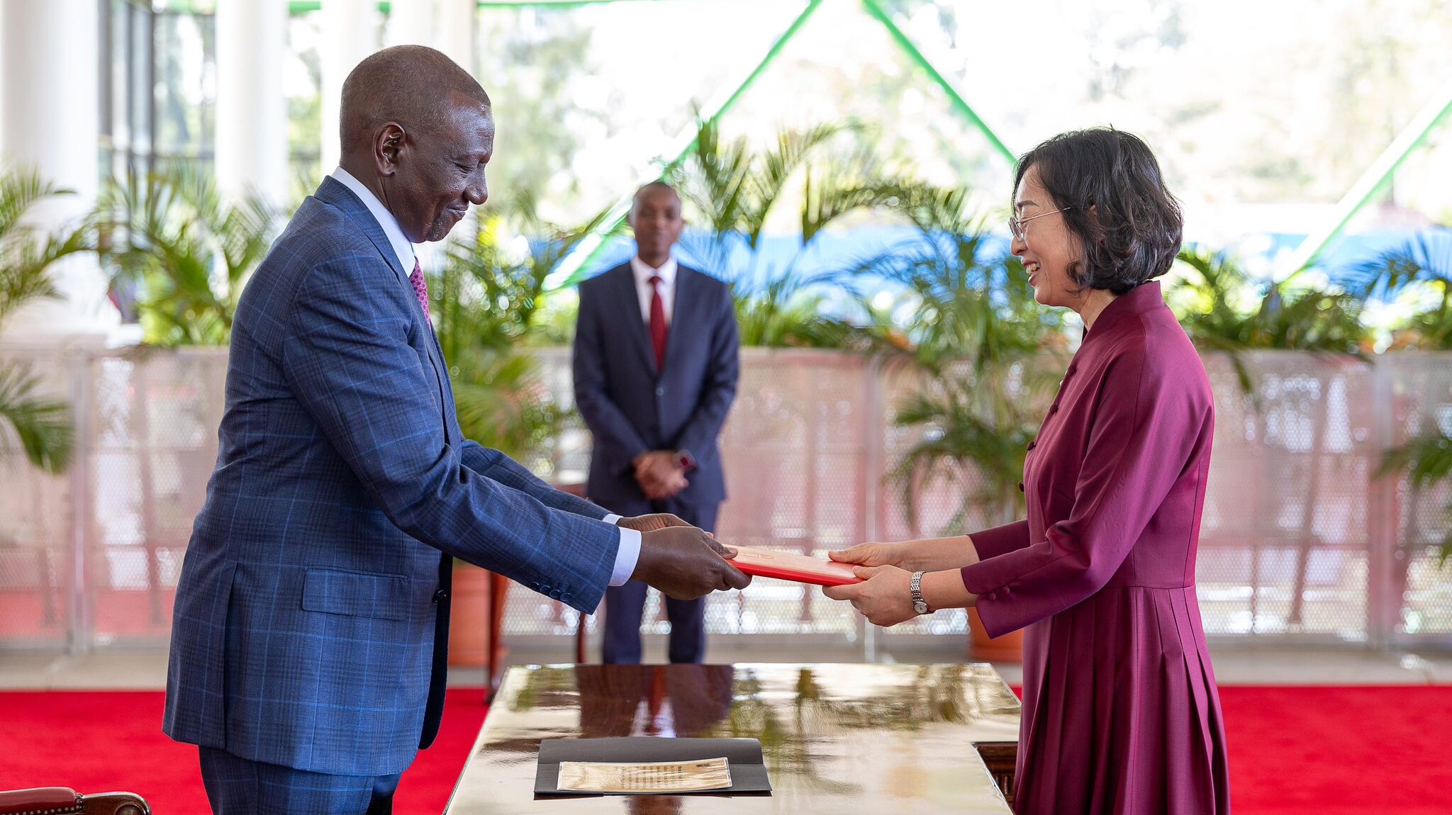 New Chinese Ambassador to Kenya, Guo Haiyan, Presents Credentials to ...